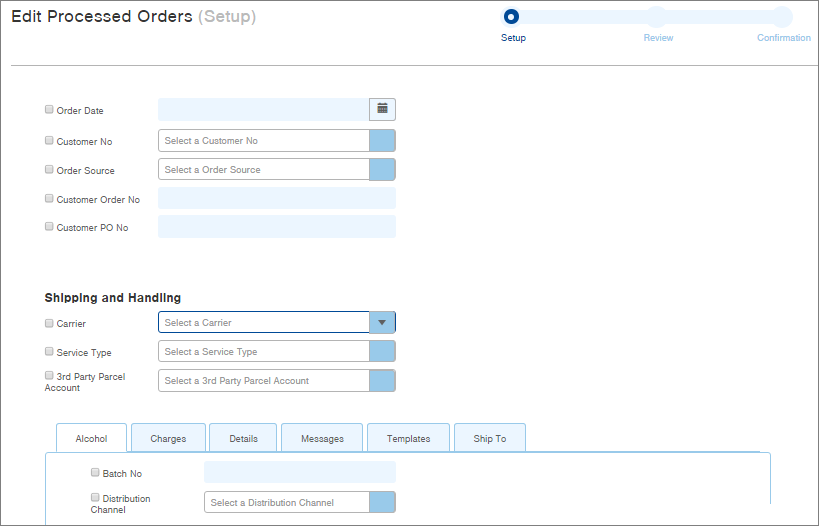Edit Processed or Shipped Orders